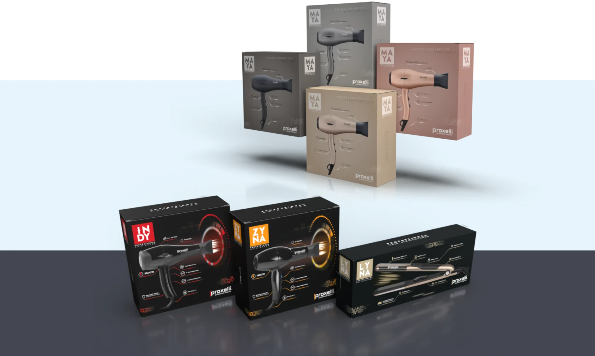 Proxelli packaging design sight for sore eyes | D'M&S Communications